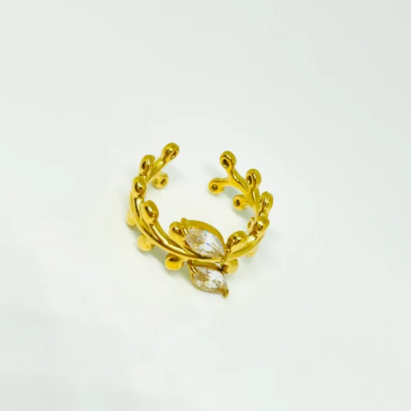 Everleaf Stone Golden Ring
